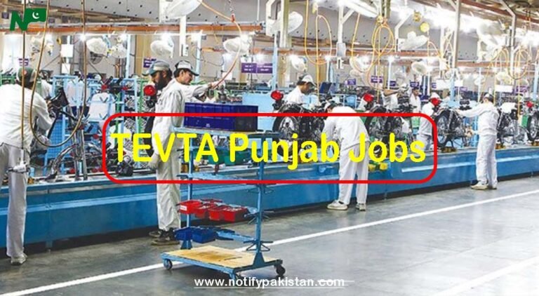 TEVTA Punjab Rawalpindi Jobs 2023 Online Application Form - Notify Pakistan