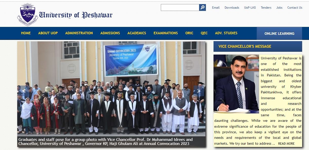 Pakistan Study Center University Of Peshawar UOP Jobs 2023 Online Apply ...