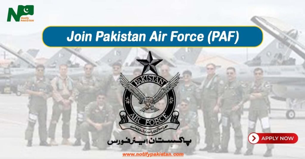 Join Pakistan Air Force PAF Jobs 2025 as Aero-trades, PF&DI, Provost ...