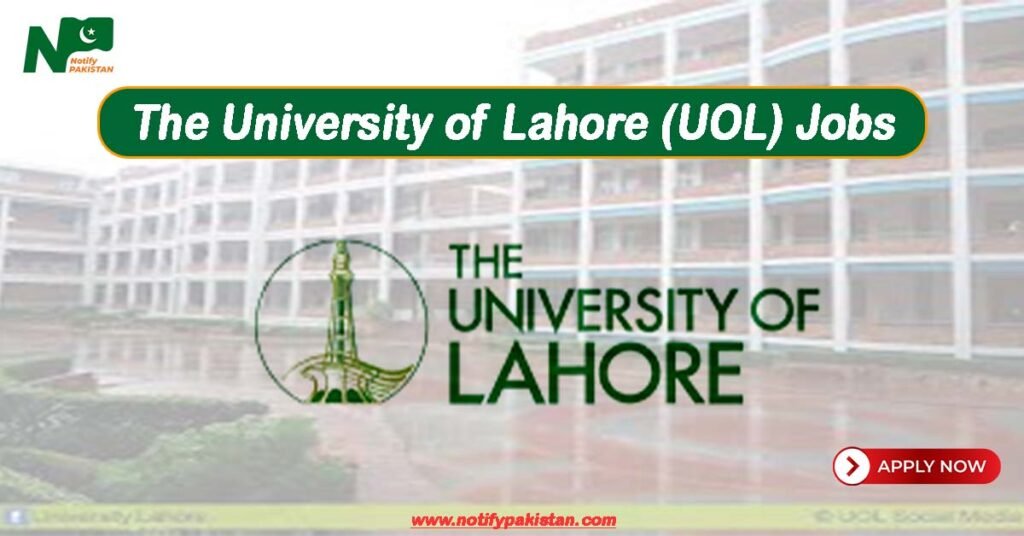 The University of Lahore UOL Jobs 2024 Application Form | Faculty/Staff ...