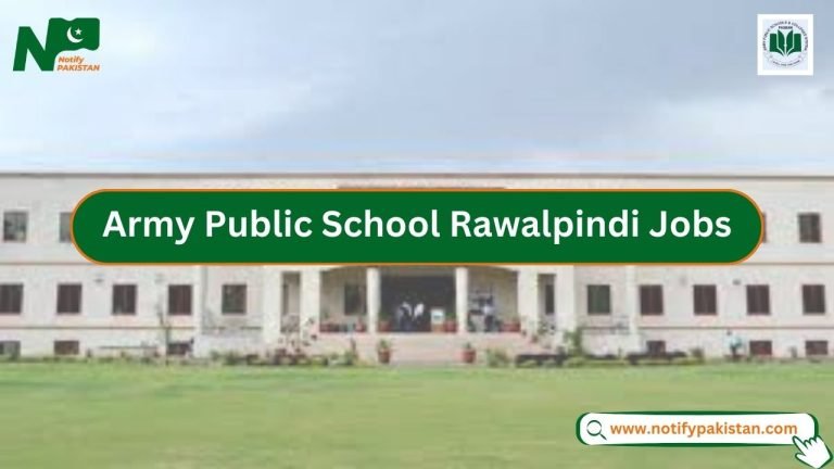 Army Public School APS Rawalpindi Jobs 2025 Online Apply Last Date ...