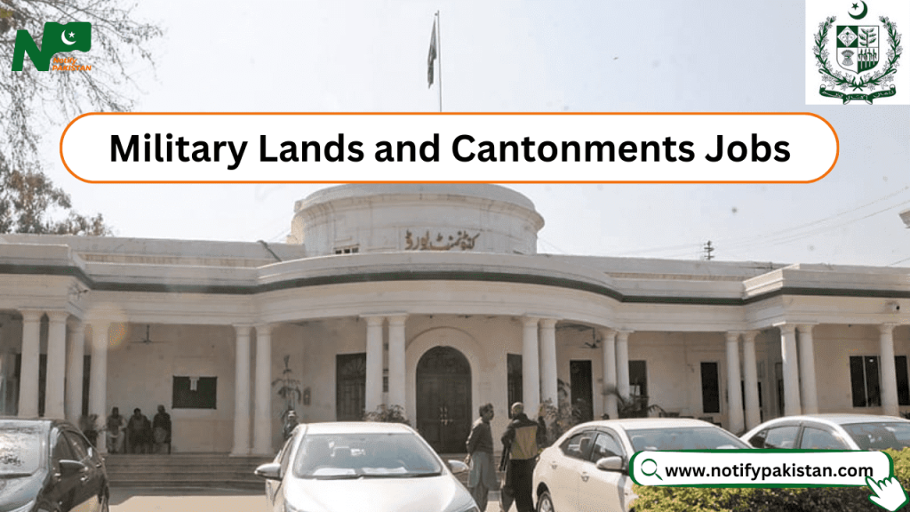Military Lands and Cantonments Department Rawalpindi Jobs 2024 Online ... Military Lands and Cantonments Department Rawalpindi Jobs 2024 Online ...