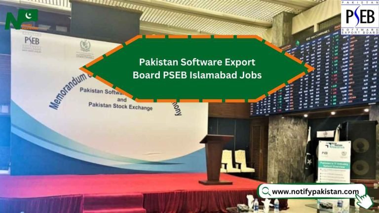 Pakistan Software Export Board PSEB Islamabad Jobs 2025 Application ...